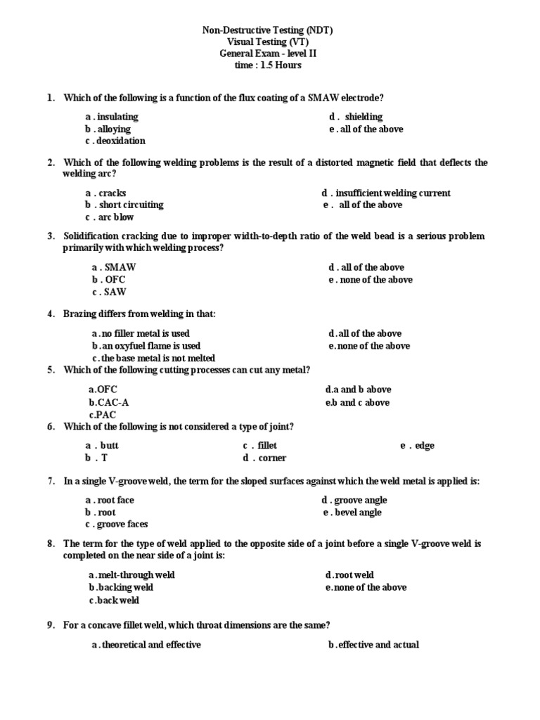 VT General | PDF | Construction | Welding