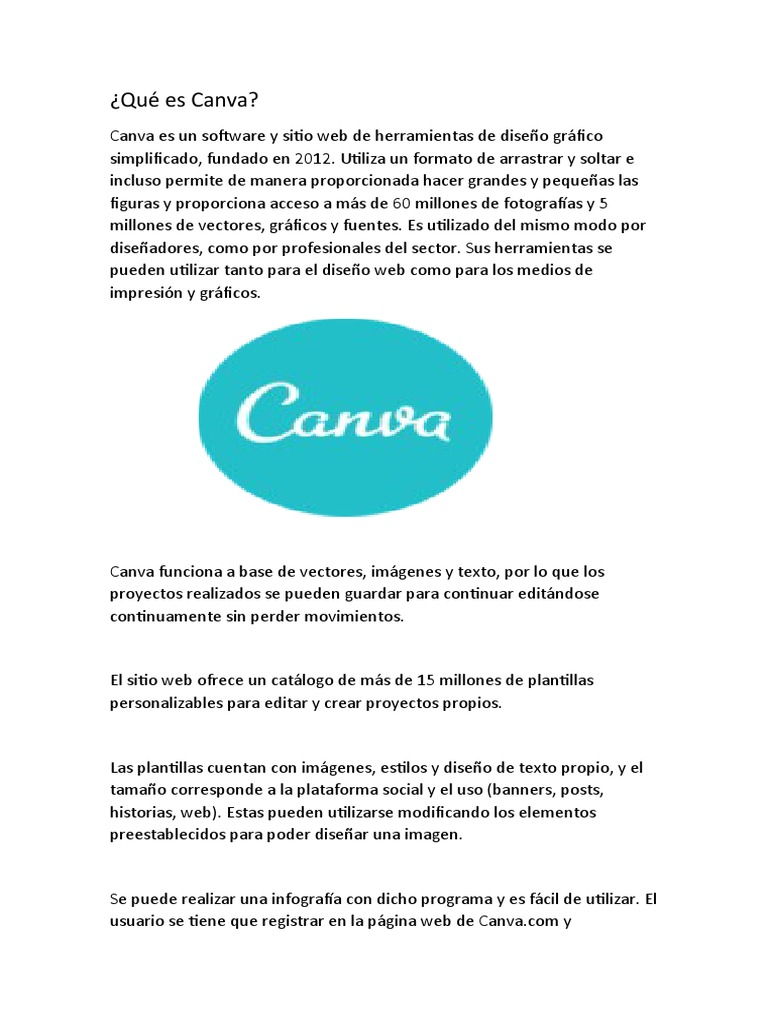 Qué es Canva | PDF