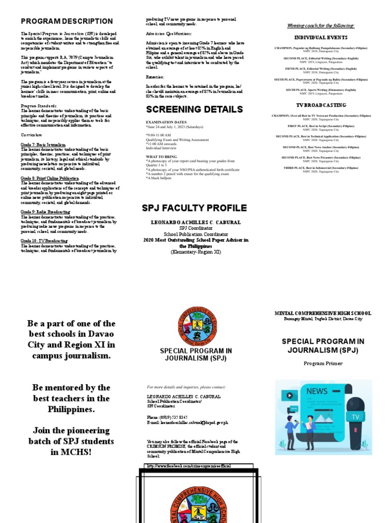 Program Primer - SPJ | PDF | Journalism | News