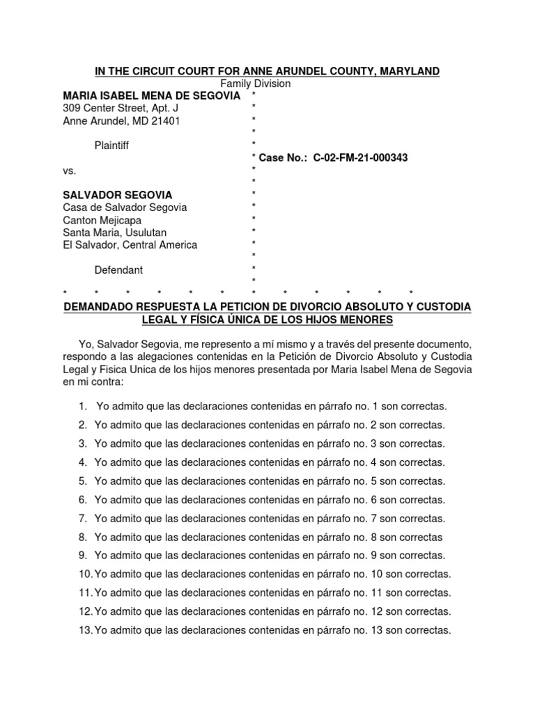 Defendant's Answer To Complaint 02.01.22 | PDF