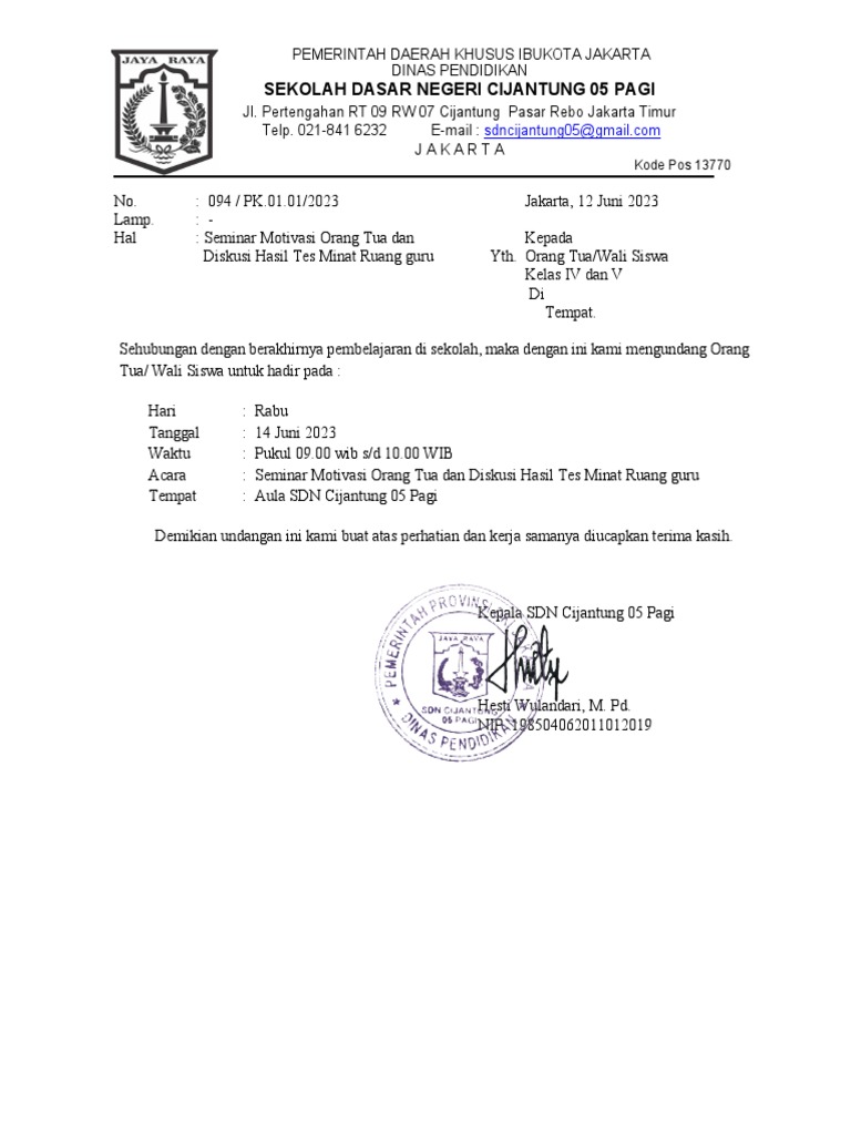 Undangan Parenting | PDF