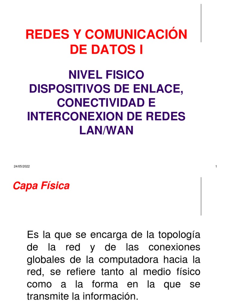 02 Fisico Dispositivos de Interconexion Rcd-I Epii | PDF | Conmutador de red | Enrutador ...