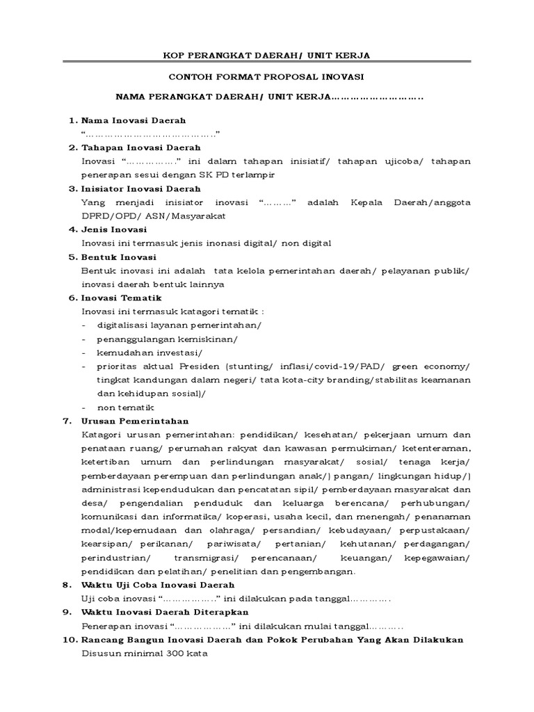 Format Proposal Iid | PDF