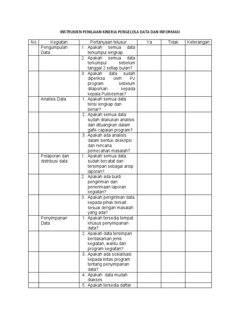 Bukti Pengumpulan, Analisis Data, Pelaporan Informasi | PDF