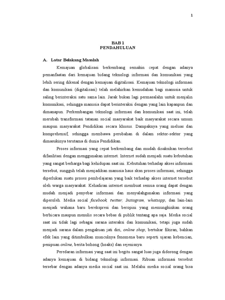 Kti Etika Digital Edit | PDF | Ilmu Sosial