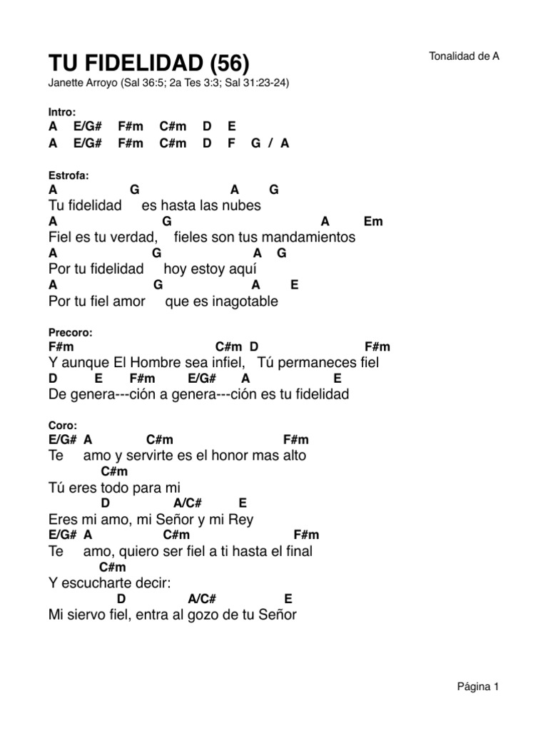 TU FIDELIDAD (Mujer) | PDF