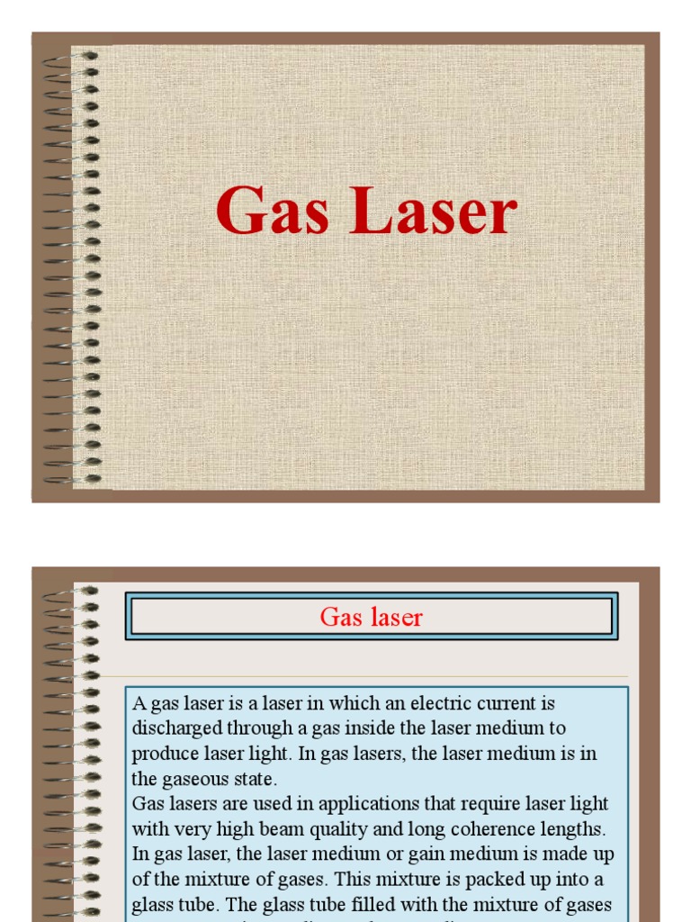 Gas Laser Types and Applications | PDF | Science & Mathematics