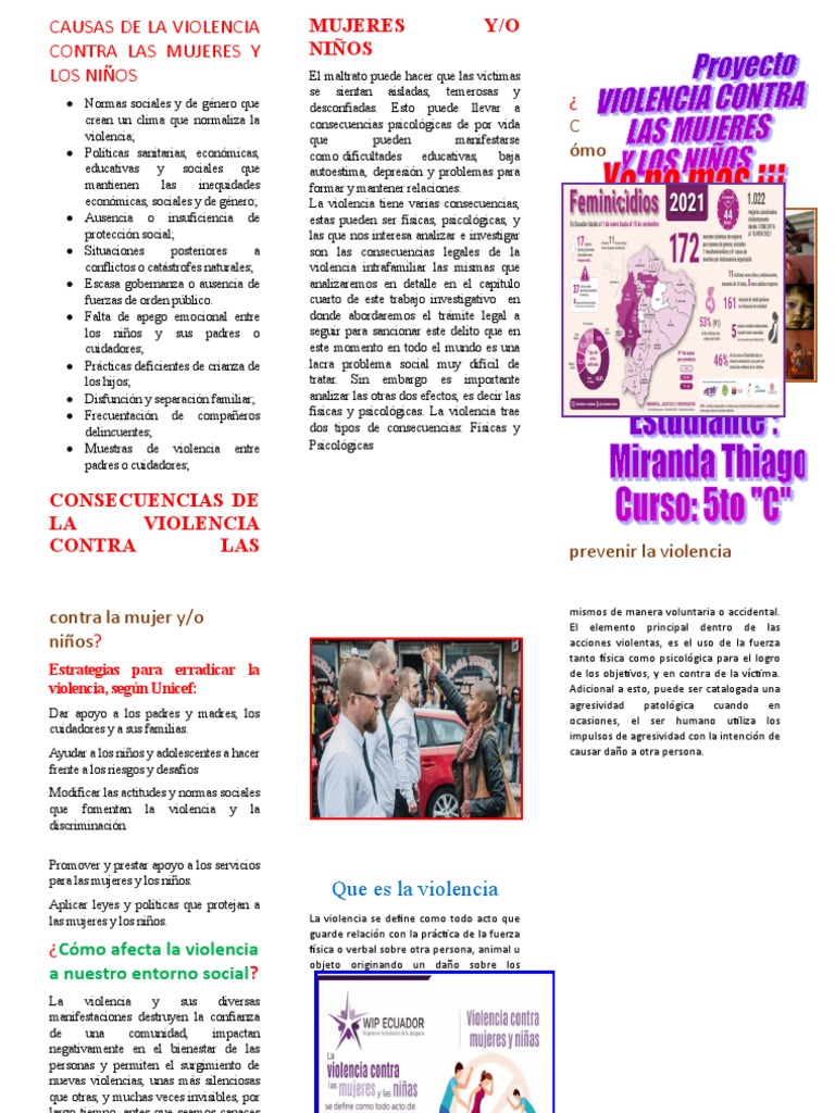 Triptico de La Violencia Cntra La Mujer (Autoguardado) | PDF ... Triptico de La Violencia Cntra La Mujer (Autoguardado) | PDF ...