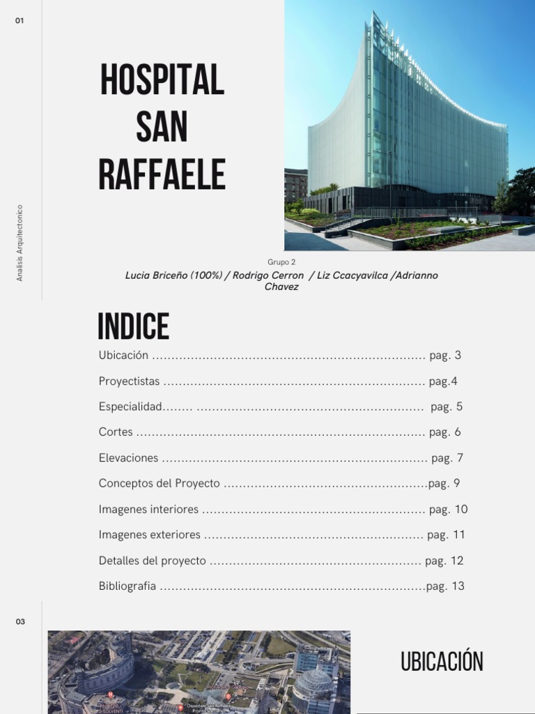 Hospital San Raffaele | PDF | Arquitecto | Ingeniería