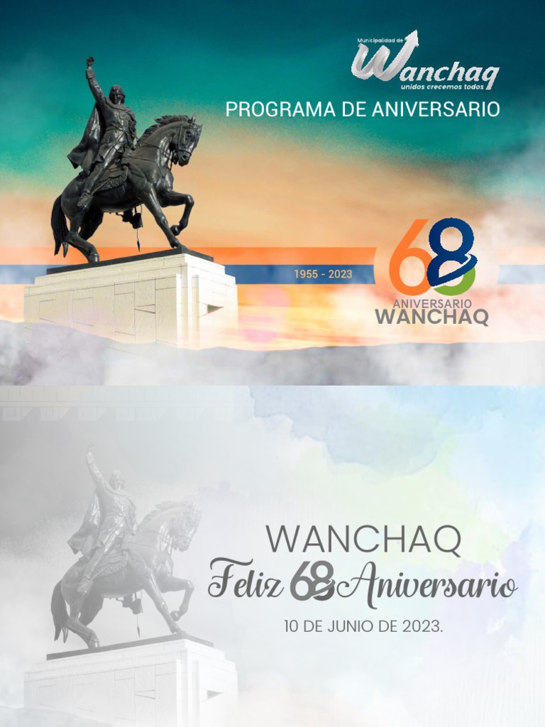 Programa 68 Aniversario de Wanchaq 2023 Junio | PDF