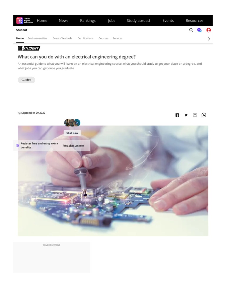 What Can You Do With An Electrical Engineering Degree? - Student | PDF ...