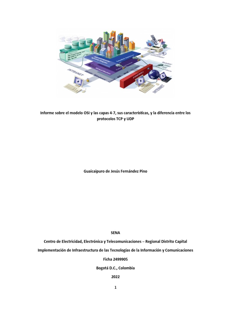 Informe Sobre Protocolos, Puertos y Servicios de Capa 7 (Modelo OSI) | PDF | Protocolo de ...