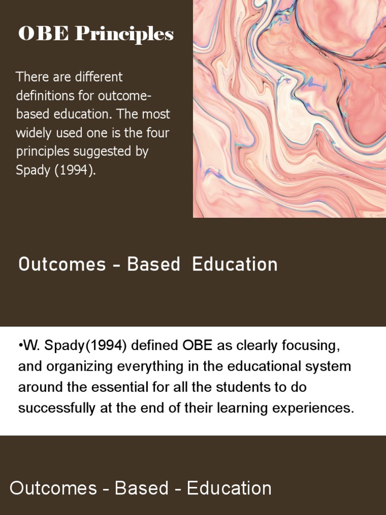 OBE-Principles | PDF