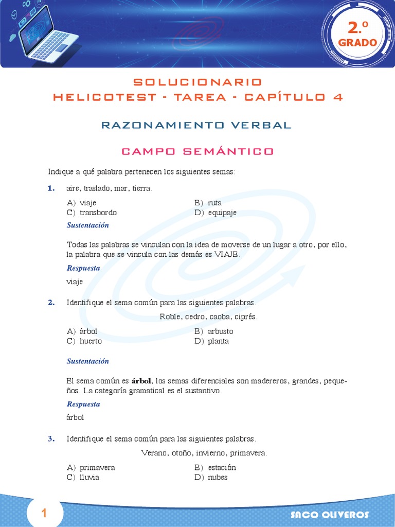11 - RV - 2° - Cap 4 - Sol - Tarea - 23 | PDF