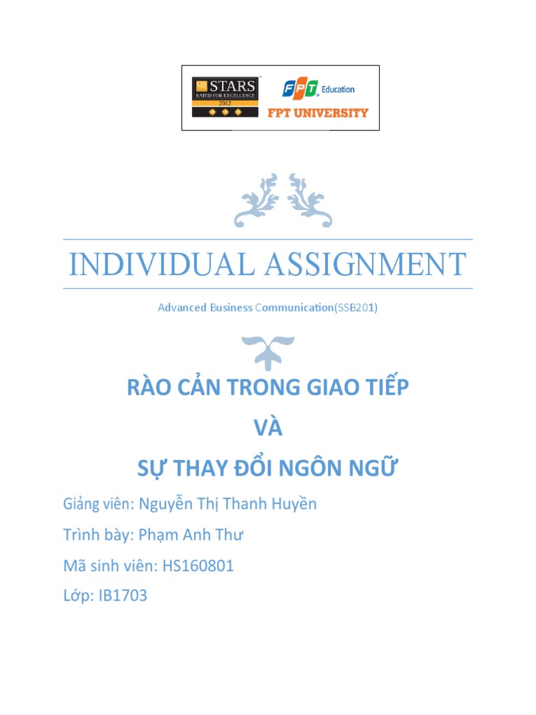 Individual Assignment | PDF