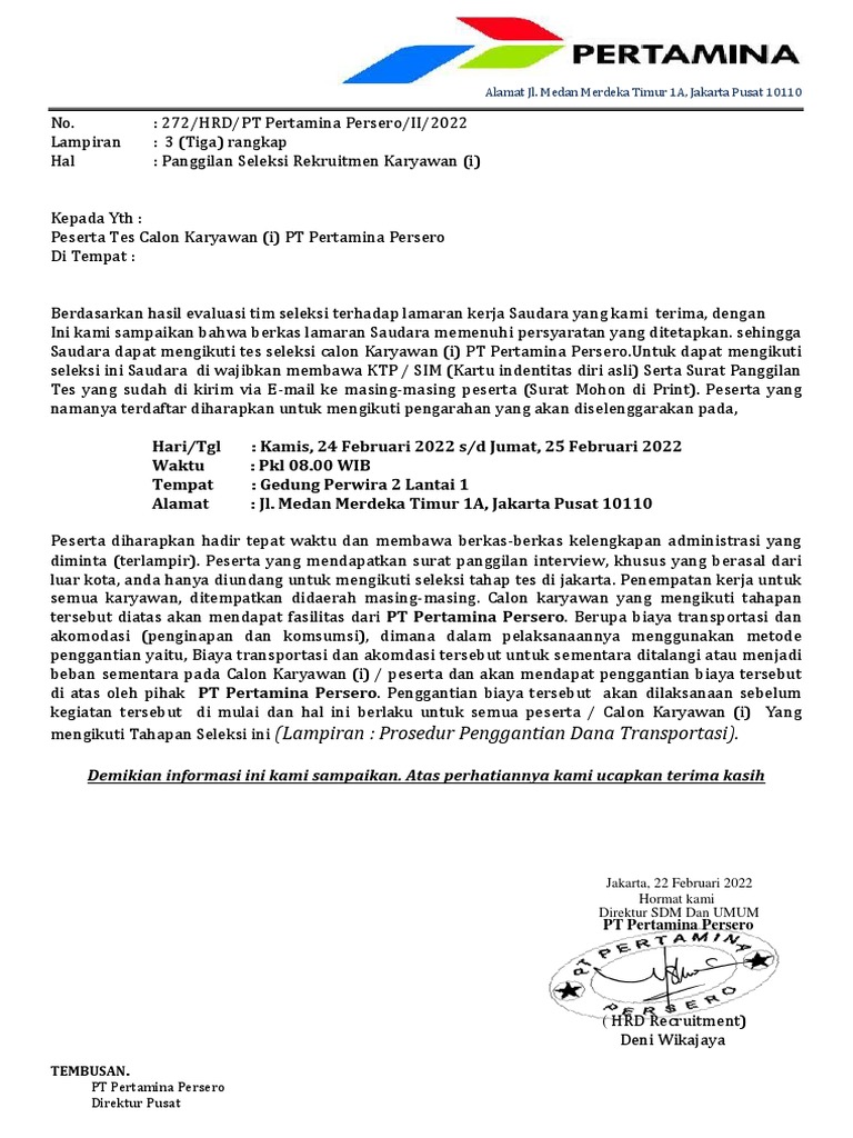 PT. Pertamina (Persero) Tahun 2022 | PDF