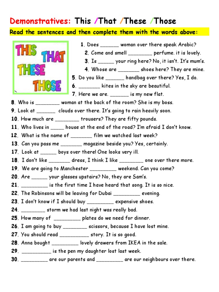 4 Demonstratives | PDF