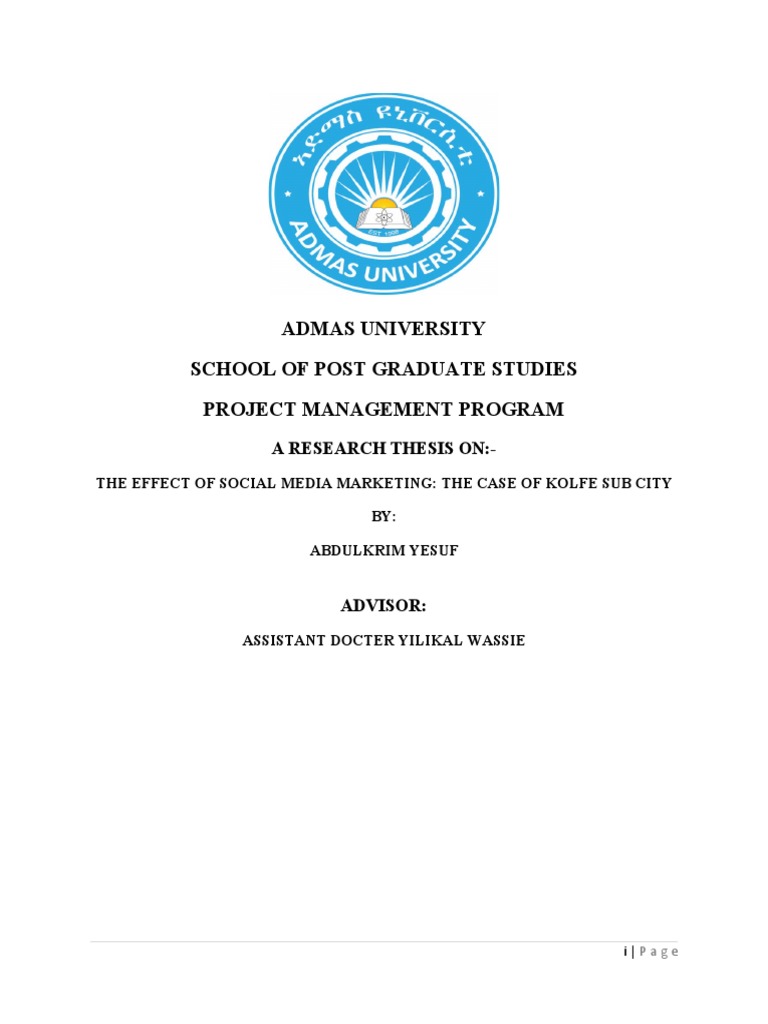 Abdulkerim Yesuf Ali | PDF | Social Media | Popular Culture & Media Studies