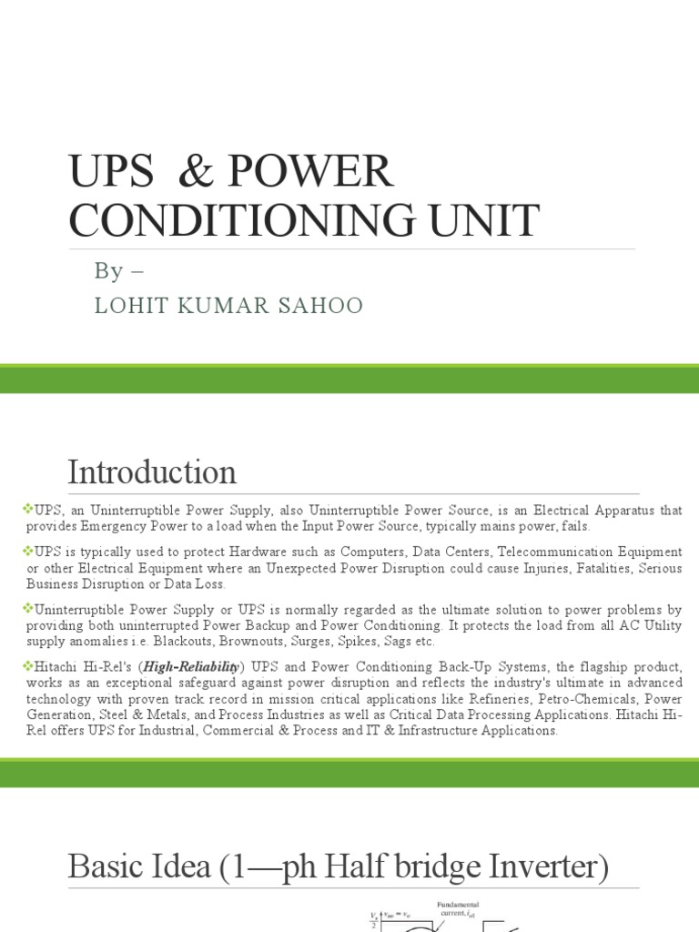 Industrial UPS and Power Conditioning Solutions | PDF | Power Inverter ...