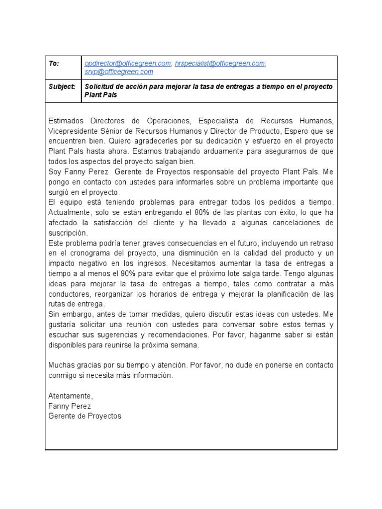 Activity Template - Escalation Email | PDF