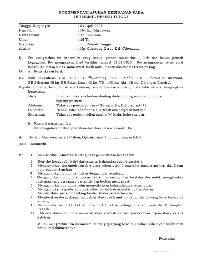 Soap Bumil Resti 2020 | PDF