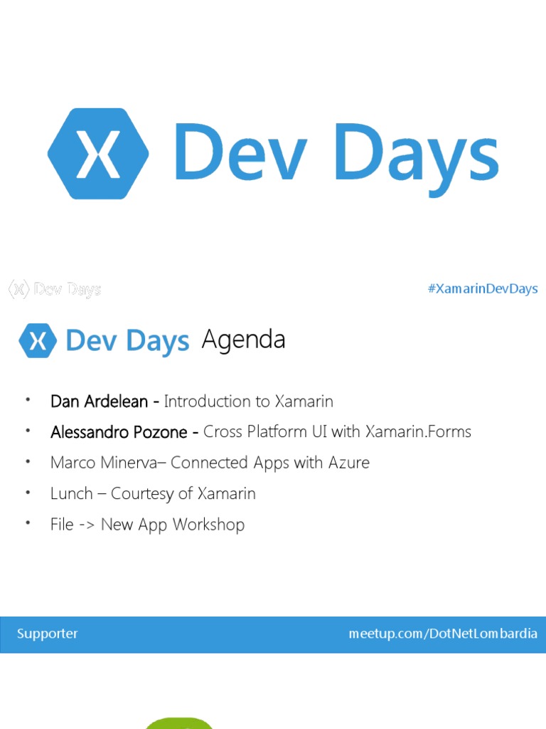 Dokumen - Tips Xamarin Dev Days 2016 Introduction To Xamarin | PDF | Xamarin | Ios