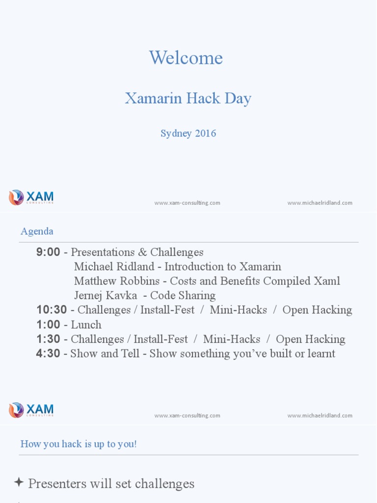 Dokumen - Tips Xamarin Hack Day Sydney 2016 Introduction To Xamarin | PDF | Xamarin | Mobile App