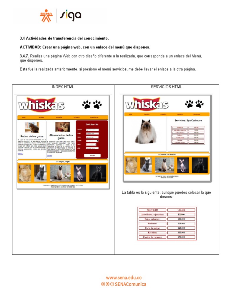 ACTIVIDAD 3.4.7 HTML - CSS - Laboratorio - 5 | PDF | Negocios | Arte