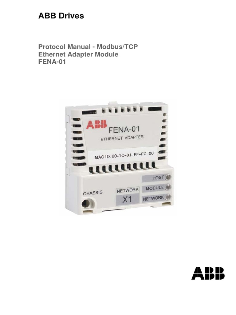 ABB ACS850 ACSM1 FENA 01 Ethernet Manual | PDF | Ip Address | Computer ...
