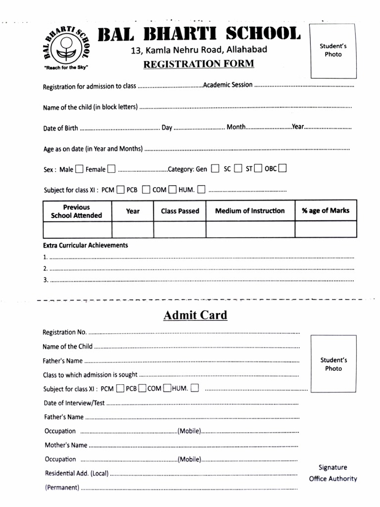 Registration Form | PDF