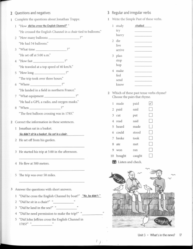 HEADWAY II Workbook Unit 3-2 | PDF