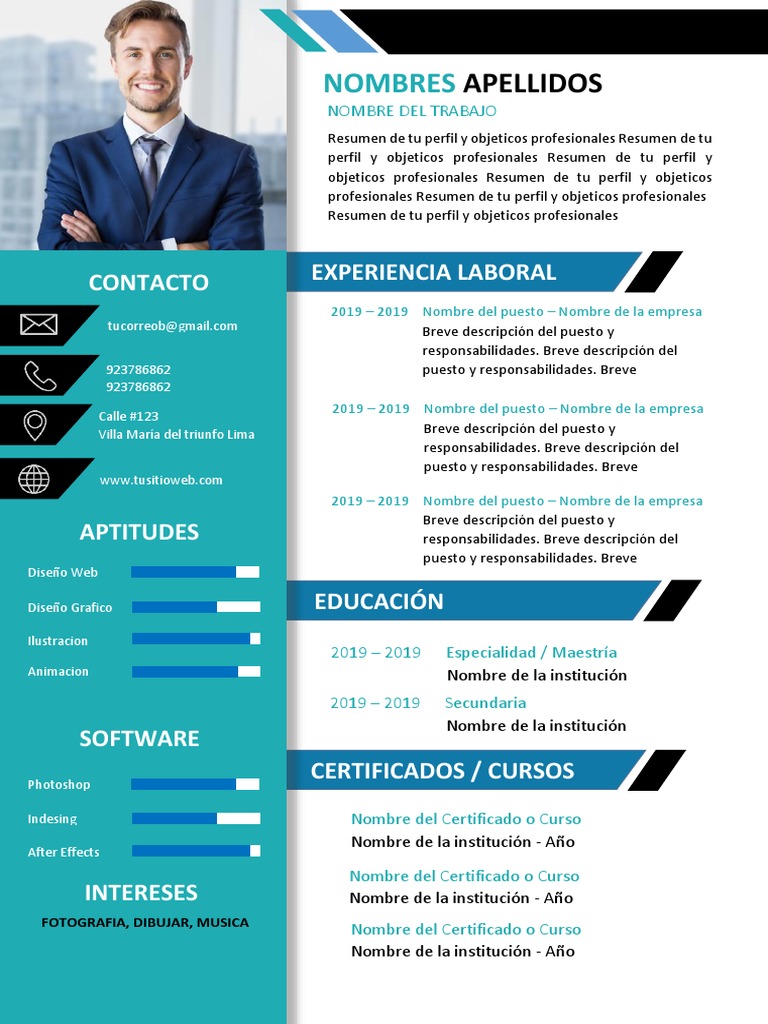 Plantillas CV Peru | PDF