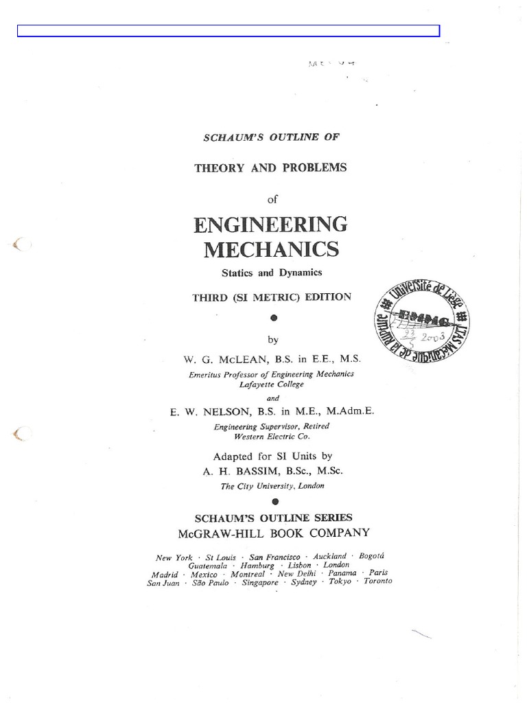 Engineering Mechanics and Vibration | PDF