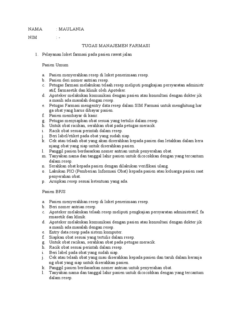 Tugas Menfar Bu Anggi | PDF