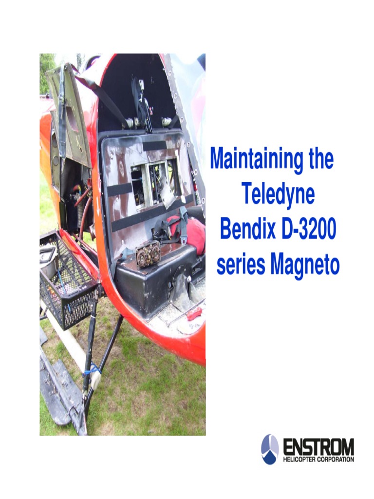 Teledyne Bendix D-3200 Magneto Maintenance Guide | PDF | Distributor ...
