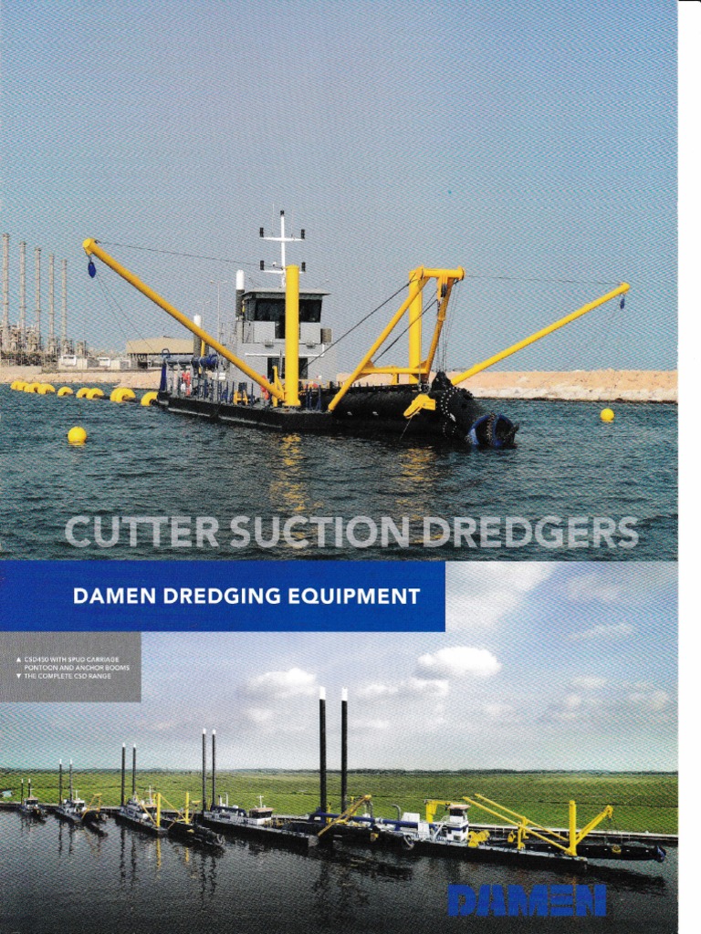 Cutter Suction Dredgers Damen Dredging Equipment | PDF | Dredging | Manufactured Goods