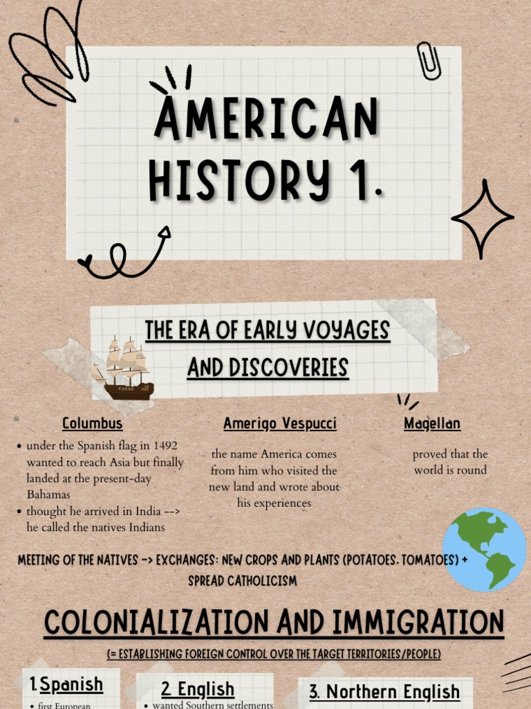 American History 1 | PDF | The United States | Presidents Of The United ...