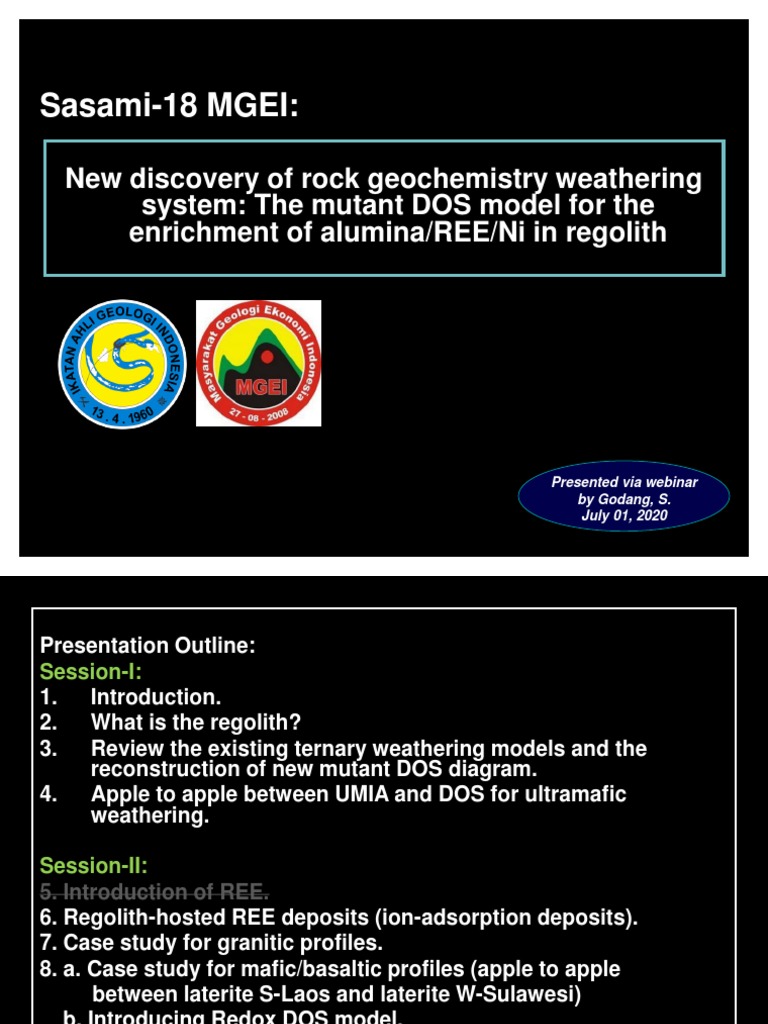 New Discovery of Rock Geochemistry Weathering System The Mutant DOS ...
