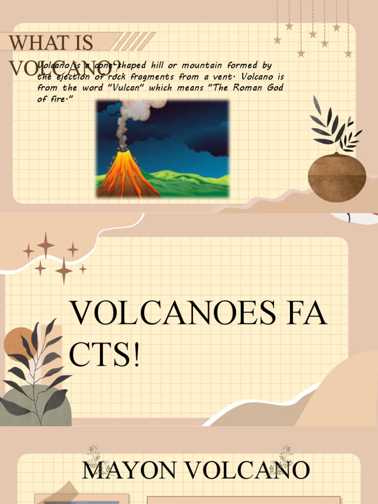 #11 Aesthetic PPT 1 | Download Free PDF | Volcano | Types Of Volcanic ...