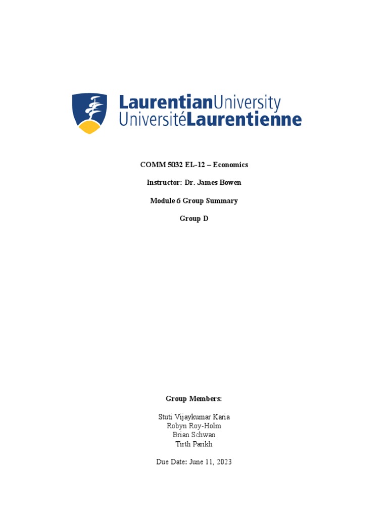 Module 6 - Group Summary - Group D | PDF | Monopoly | Patent