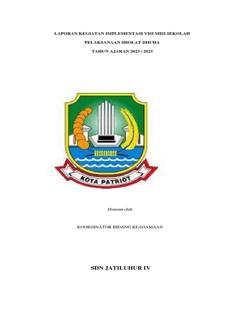 23 5 Laporan Kegiatan Pelaksanaan Program Pdf Bisnis