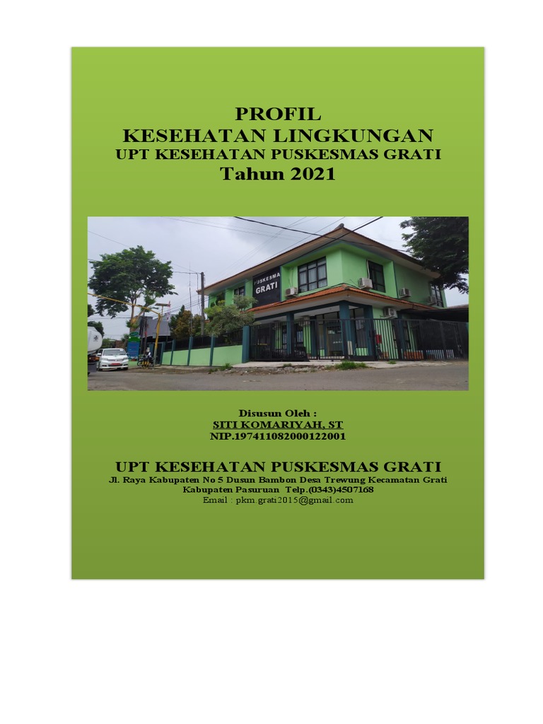 Profil Kesling Puskesmas Grati 2021 | PDF | Kesehatan Holistik