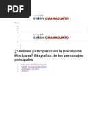 Biografía de María Quinteras de Merás | PDF | revolución mejicana ...