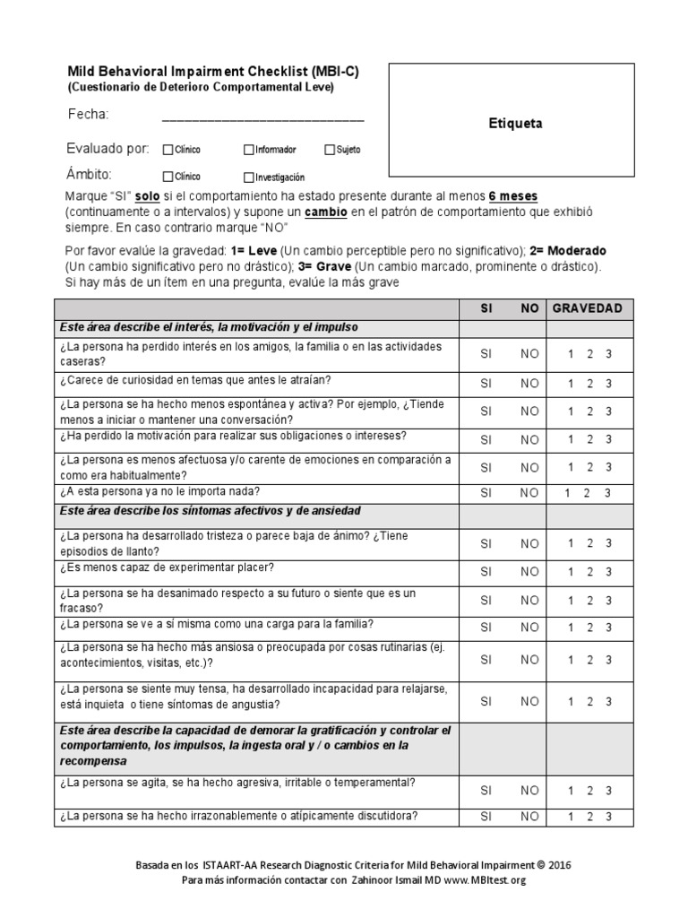MBI Cspanish | PDF | Conceptos psicologicos | Ciencia cognitiva