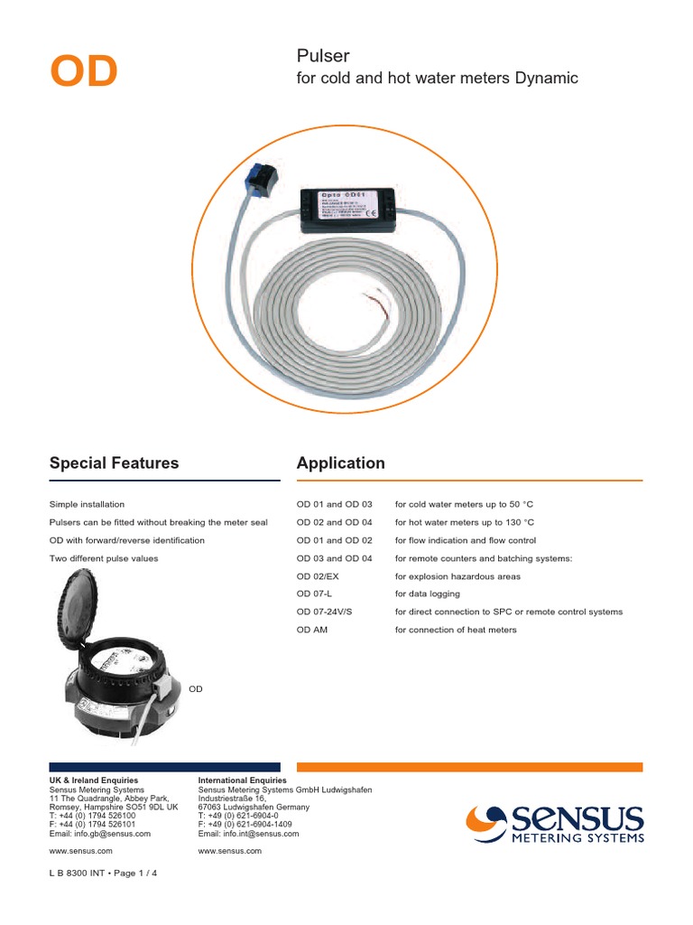 LB 8300 Int Od 003. Opto Pulse | PDF | Electricity | Electronics