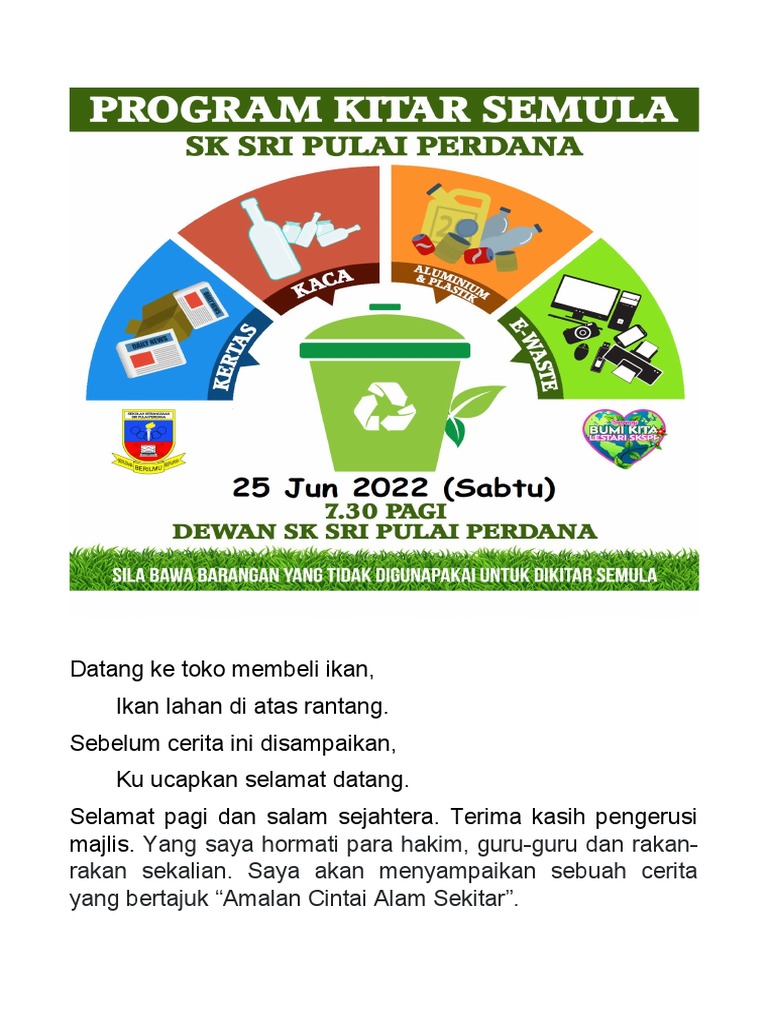 Program Kitar Semula di Sekolah | PDF