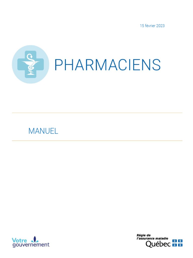 Manuel Pharmaciens | PDF | Pharmacie | Pharmacien