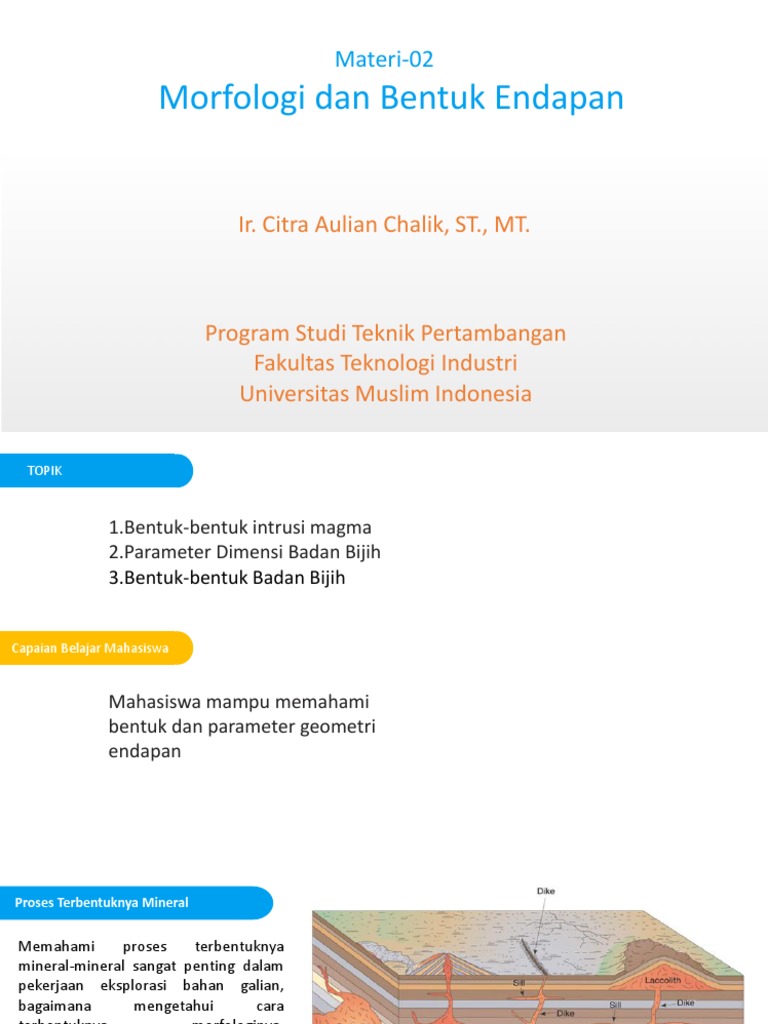 Materi-02 Morfologi Bentuk Endapan | PDF