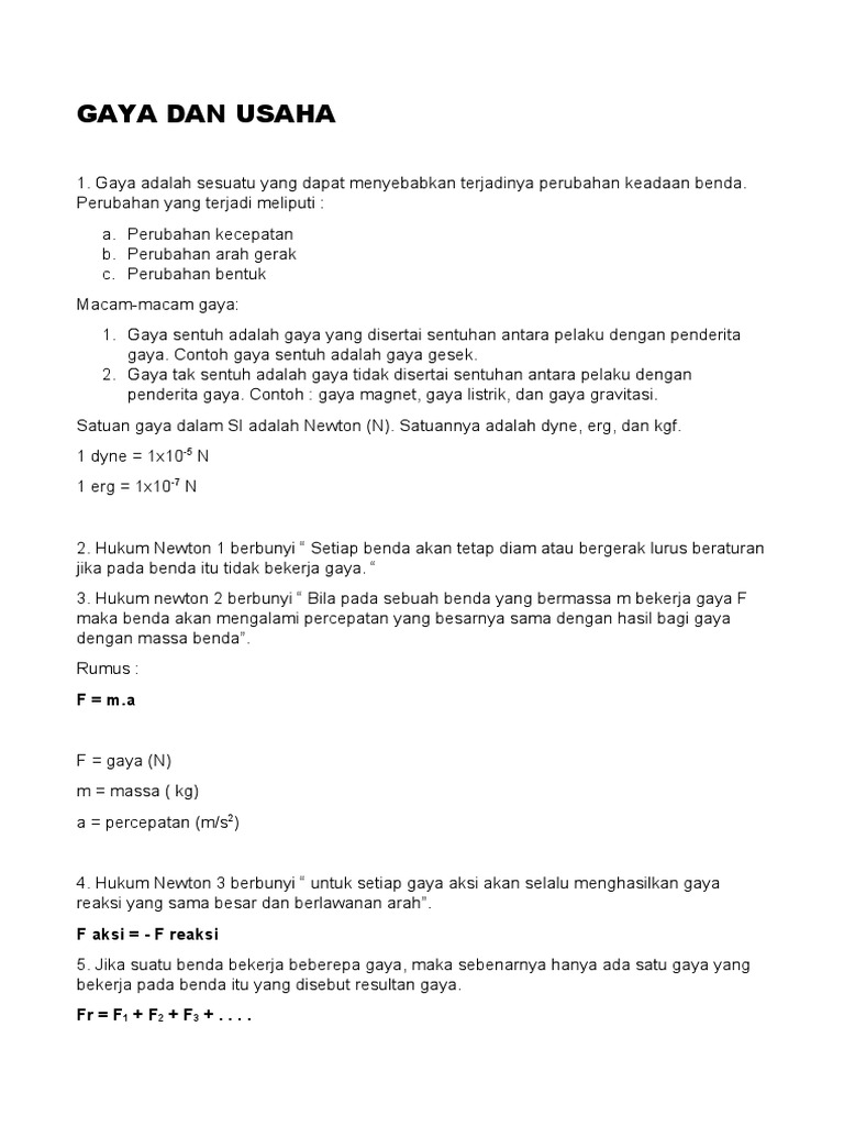 GAYA DAN USAHA | PDF