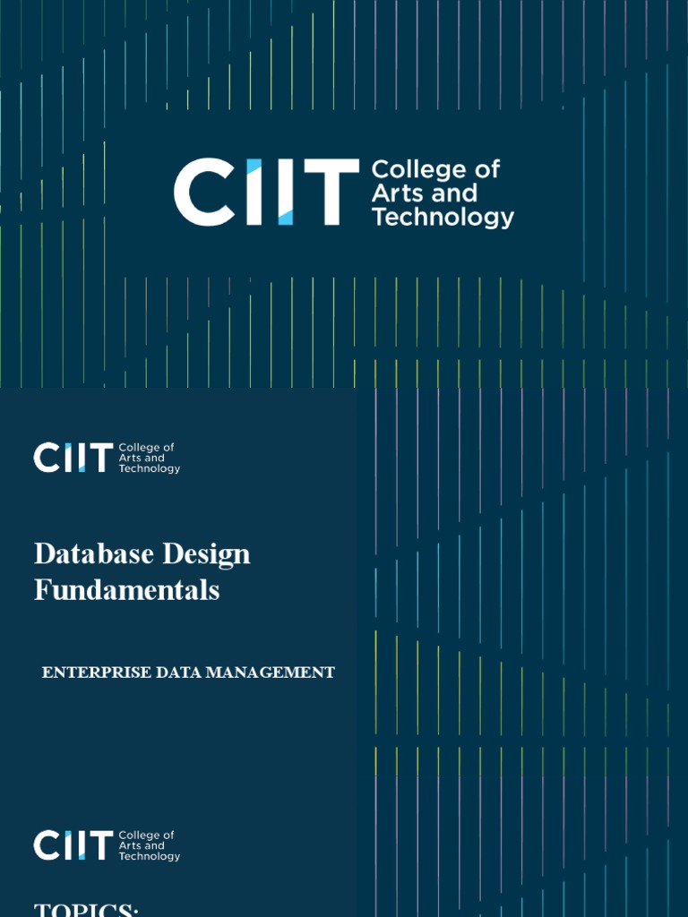Week4 EDM ERD | PDF | Conceptual Model | Databases